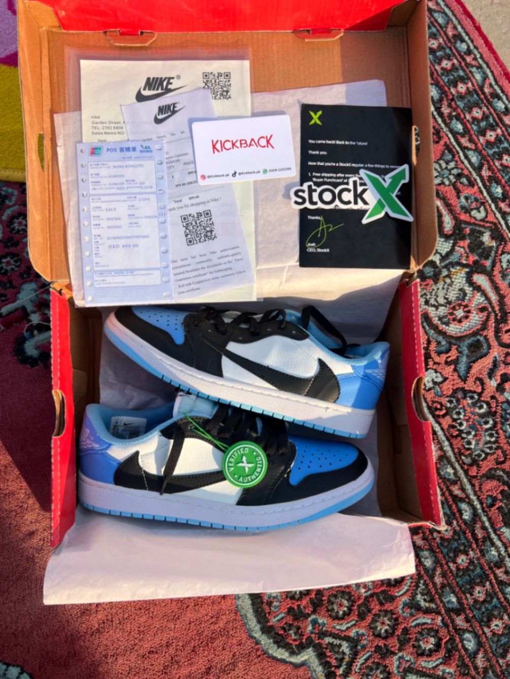 Jordan 1 Low X Travis UNC 🔥 | Kickback