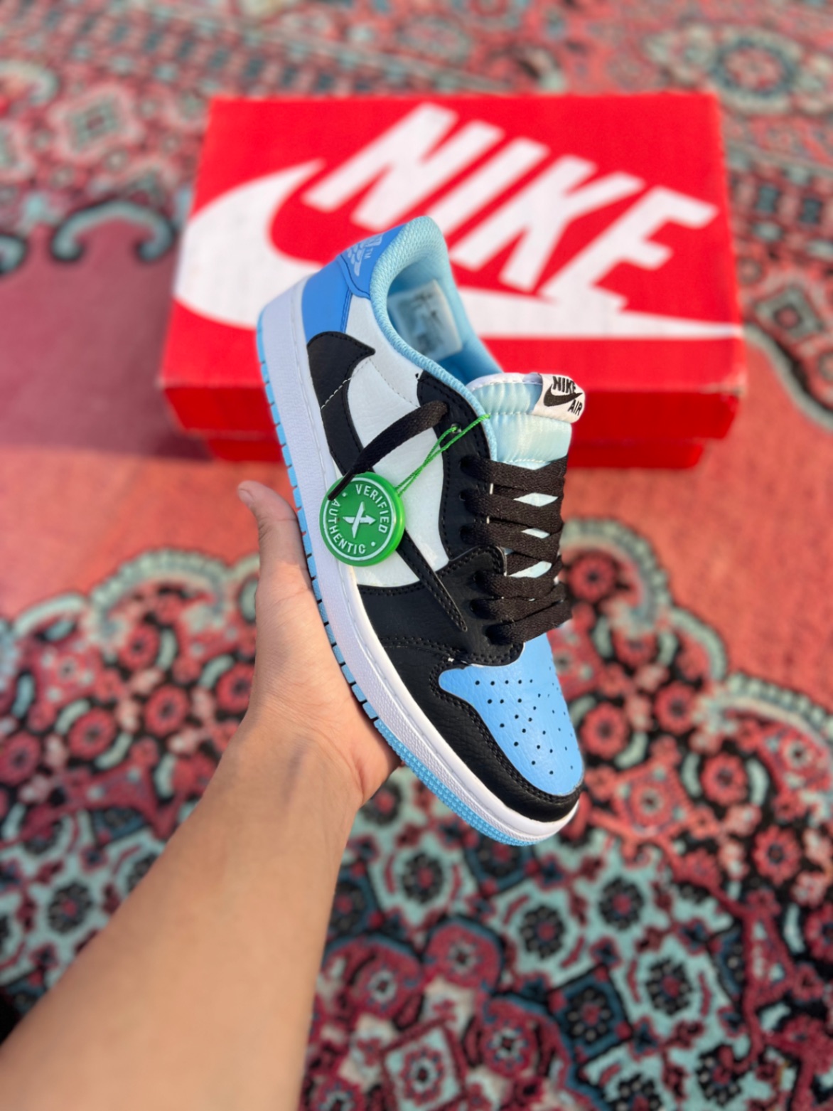Jordan 1 Low X Travis UNC 🔥 | Kickback